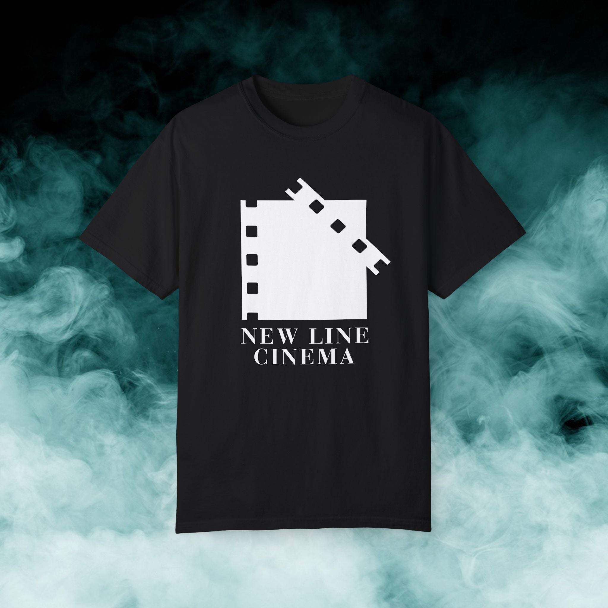 New Line Cinema Logo Horror Movie T-shirt (Merch) – Iron Fortress ...