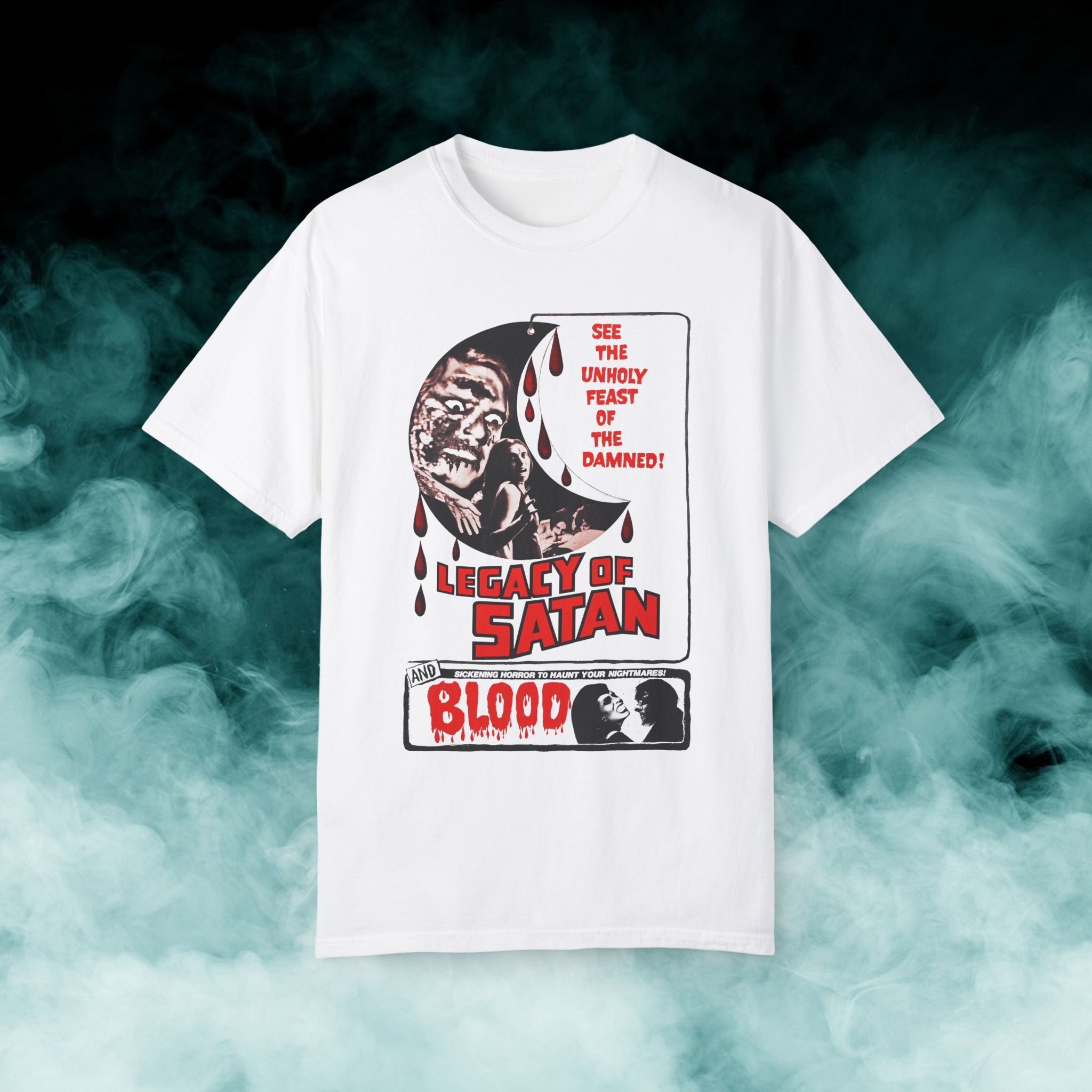 Legacy of Satan Horror Movie T-shirt (Merch) – Iron Fortress Records ...