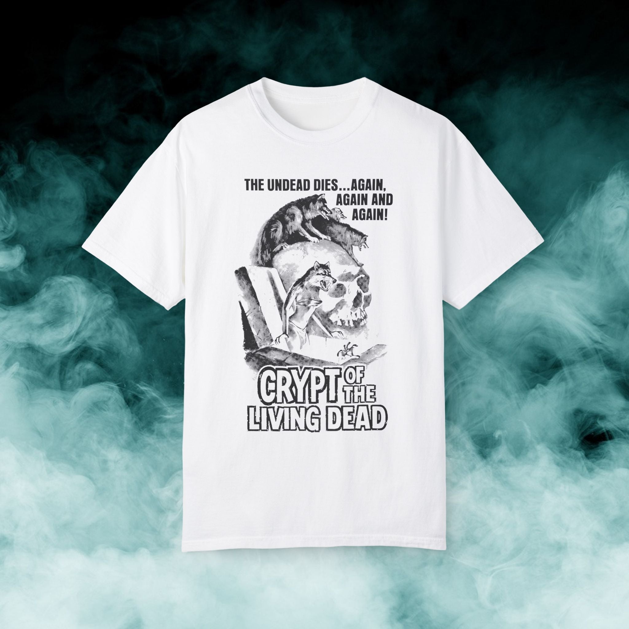 Crypt of the Living Dead Horror Movie T-shirt (Merch) – Iron Fortress ...