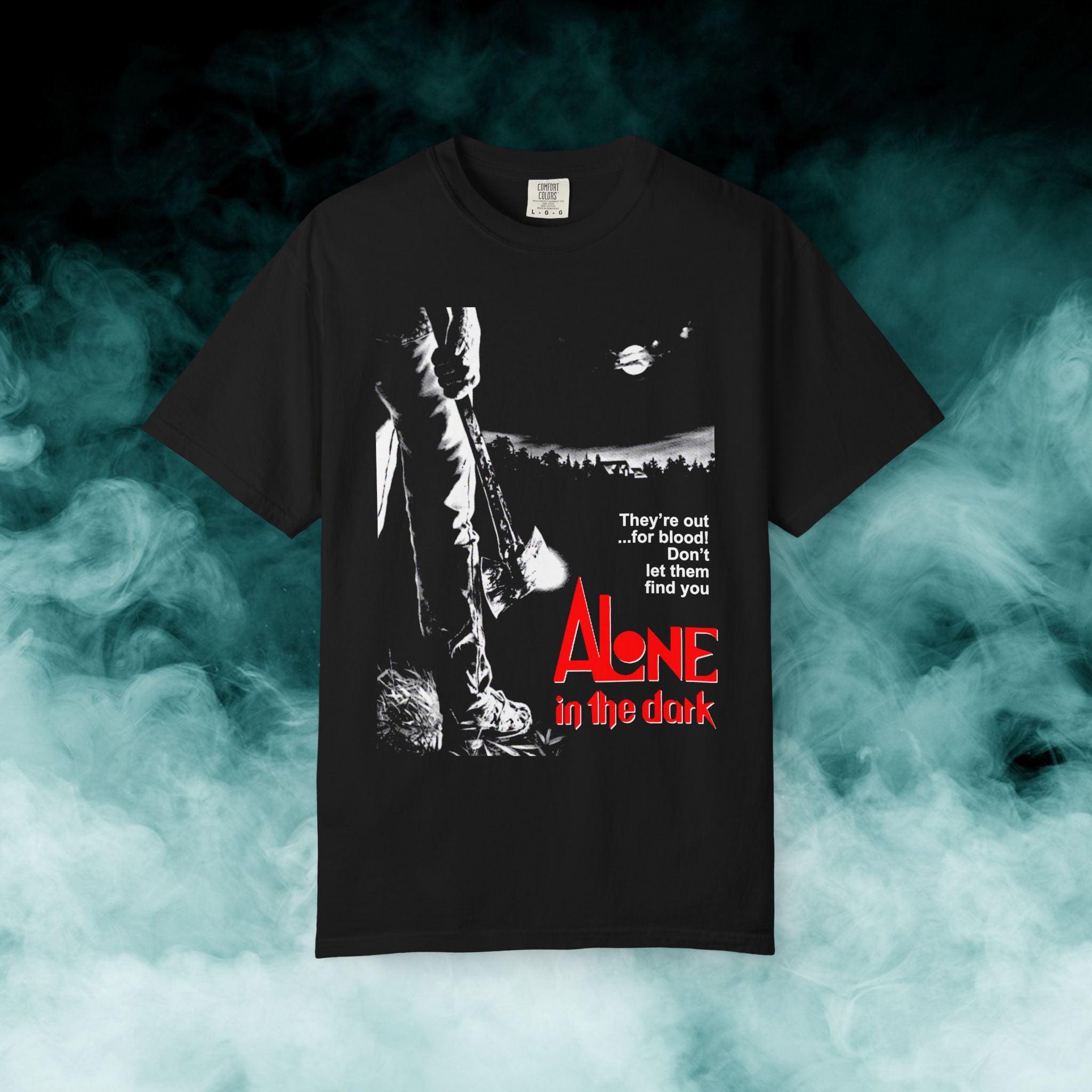 Alone In The Dark Horror Movie T-shirt (Merch) – Iron Fortress Records ...
