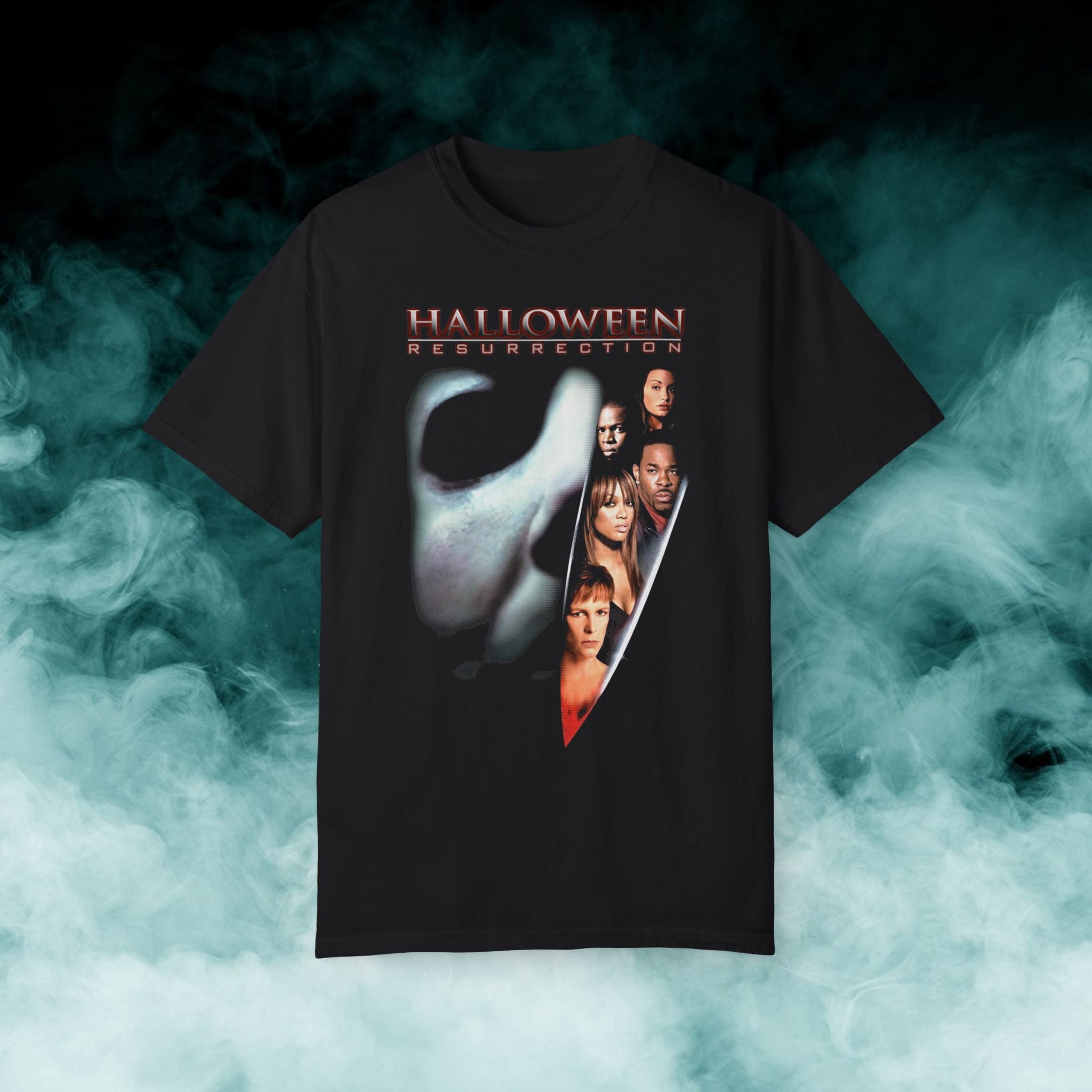 Halloween Resurrection Horror Movie T-shirt (Merch) – Iron Fortress ...