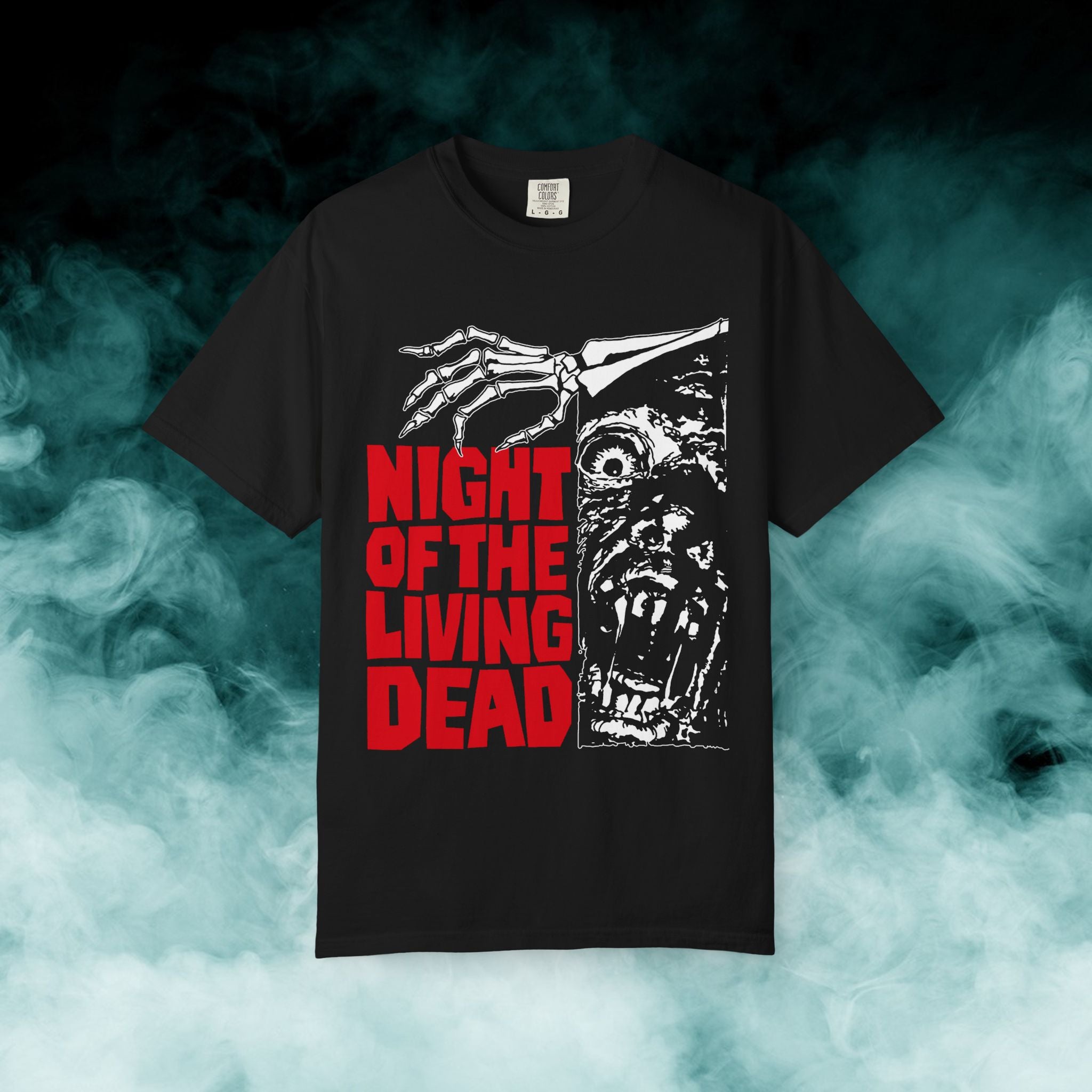 Night of the Living Dead Horror Movie T-shirt (Merch) – Iron Fortress ...