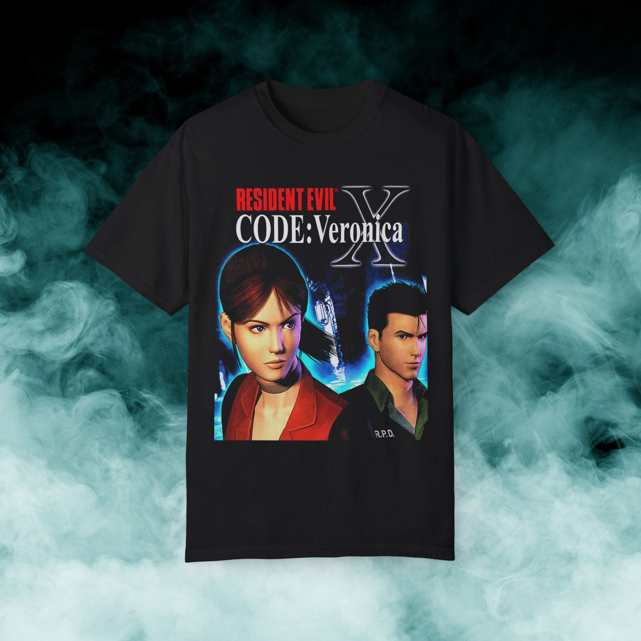 Resident Evil CODE: Veronica Video Game T-shirt (Merch) – Iron Fortress ...