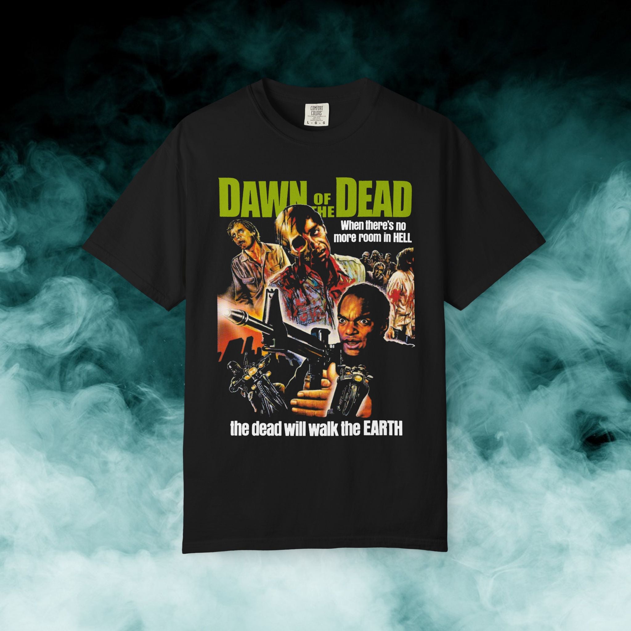 Dawn of the Dead Horror Movie T-shirt (Merch) – Iron Fortress Records ...
