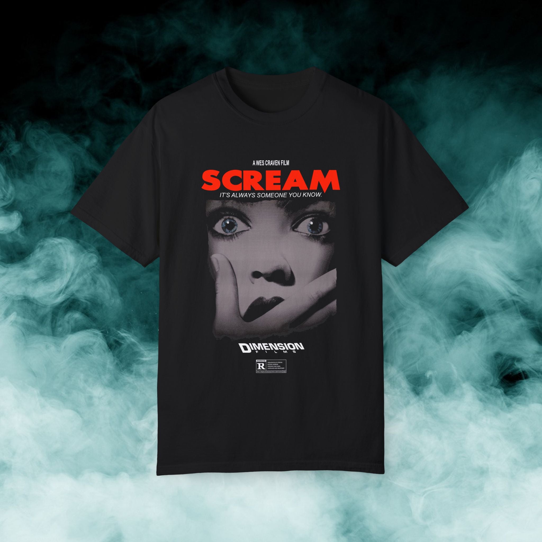 Scream Wes Craven Horror Movie T-shirt (Merch) – Iron Fortress Records ...