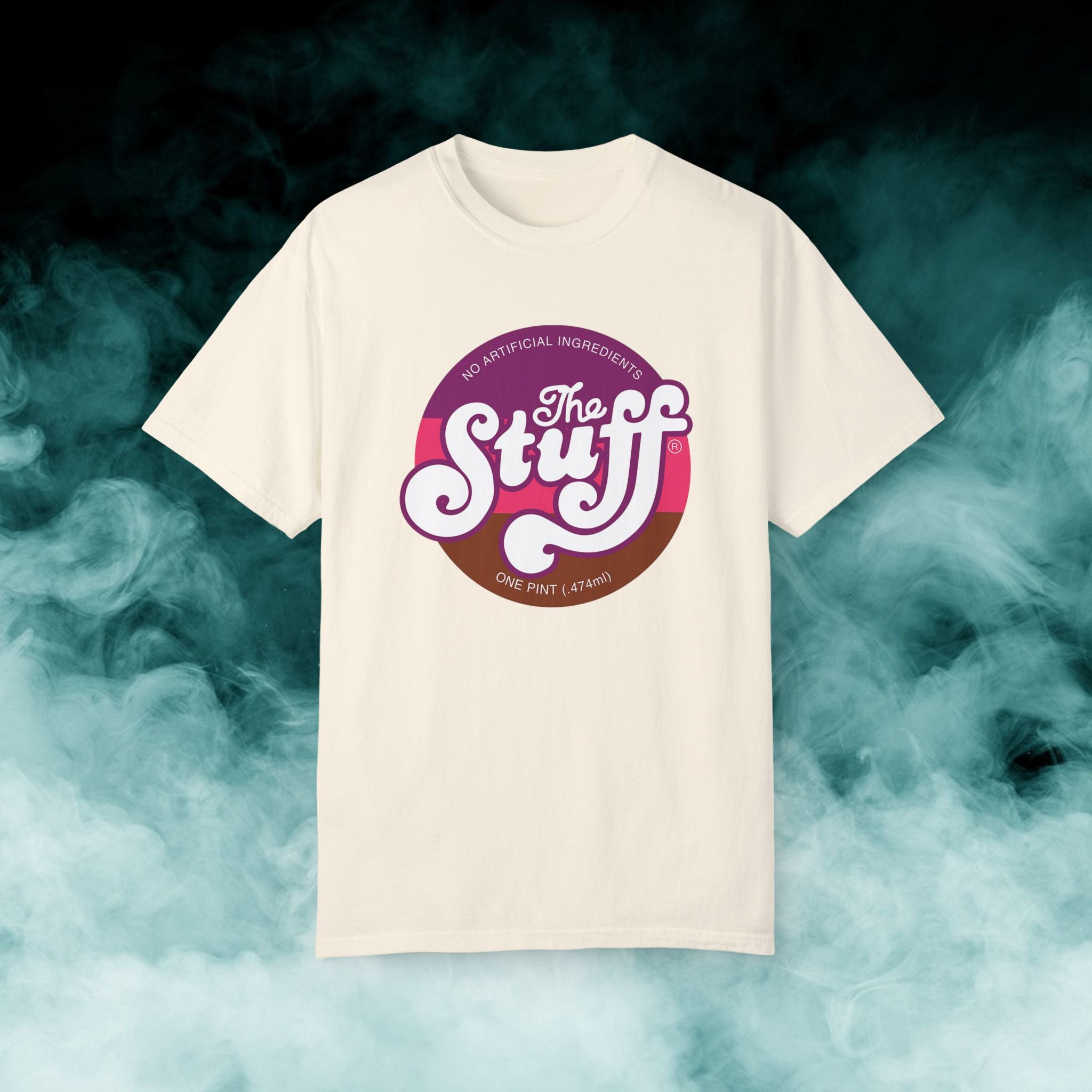 The Stuff Colored Logo Horror Movie T-shirt (Merch) – Iron Fortress ...