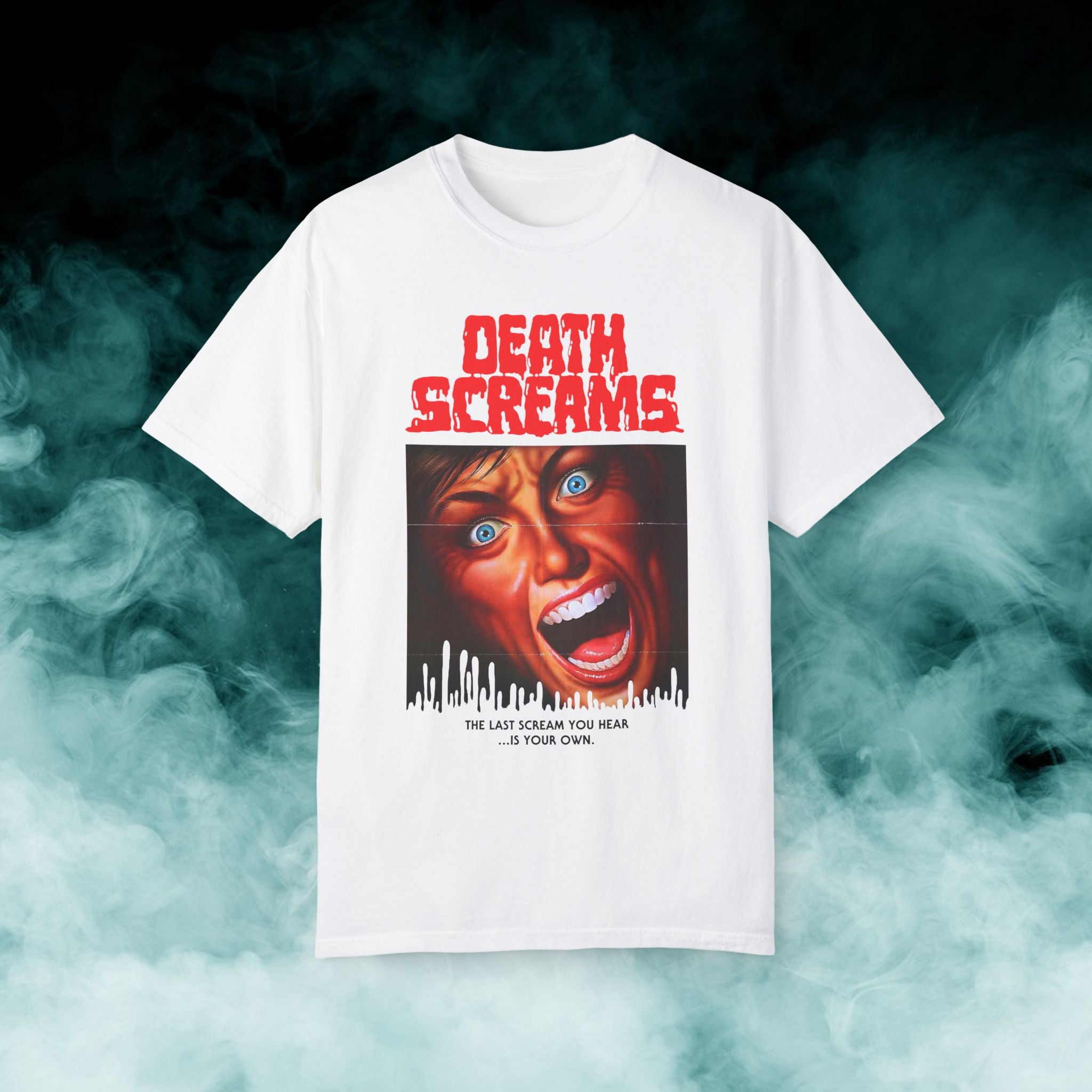 Death Screams Horror Movie T-shirt (Merch) – Iron Fortress Records & Distro