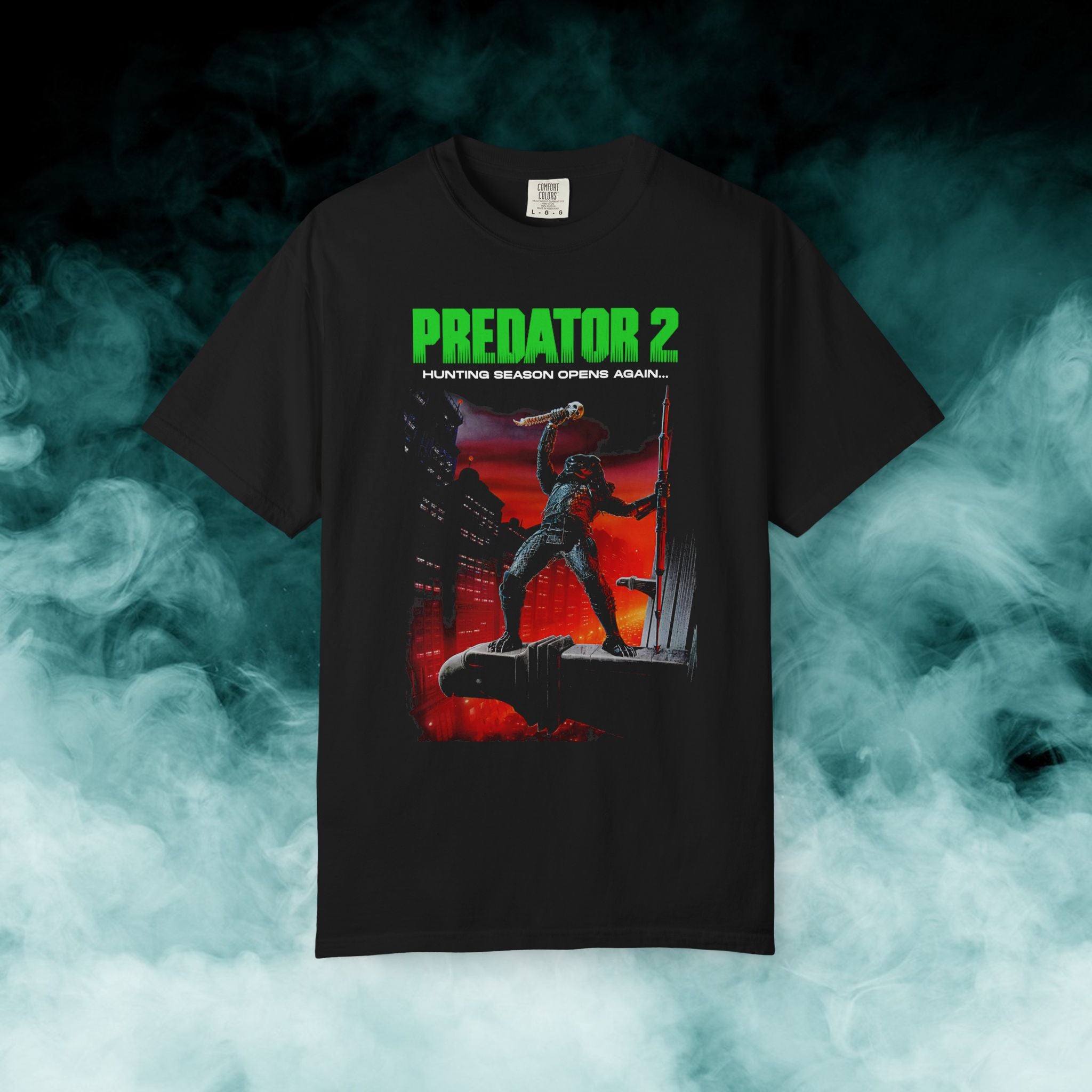Predator 2 Action/Sci-fi Movie T-shirt (Merch) – Iron Fortress Records ...