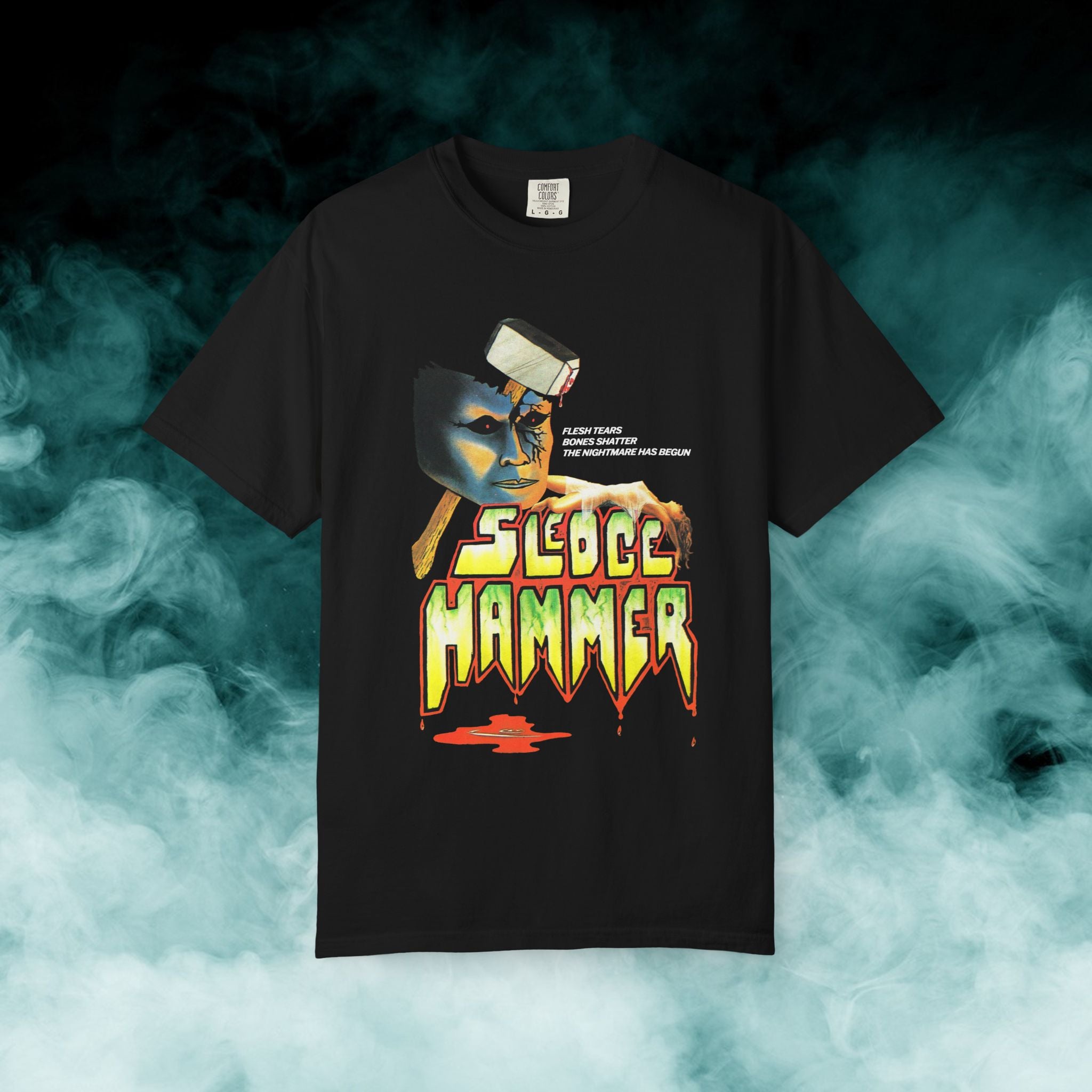 Sledgehammer Horror Movie T-shirt (Merch) – Iron Fortress Records & Distro