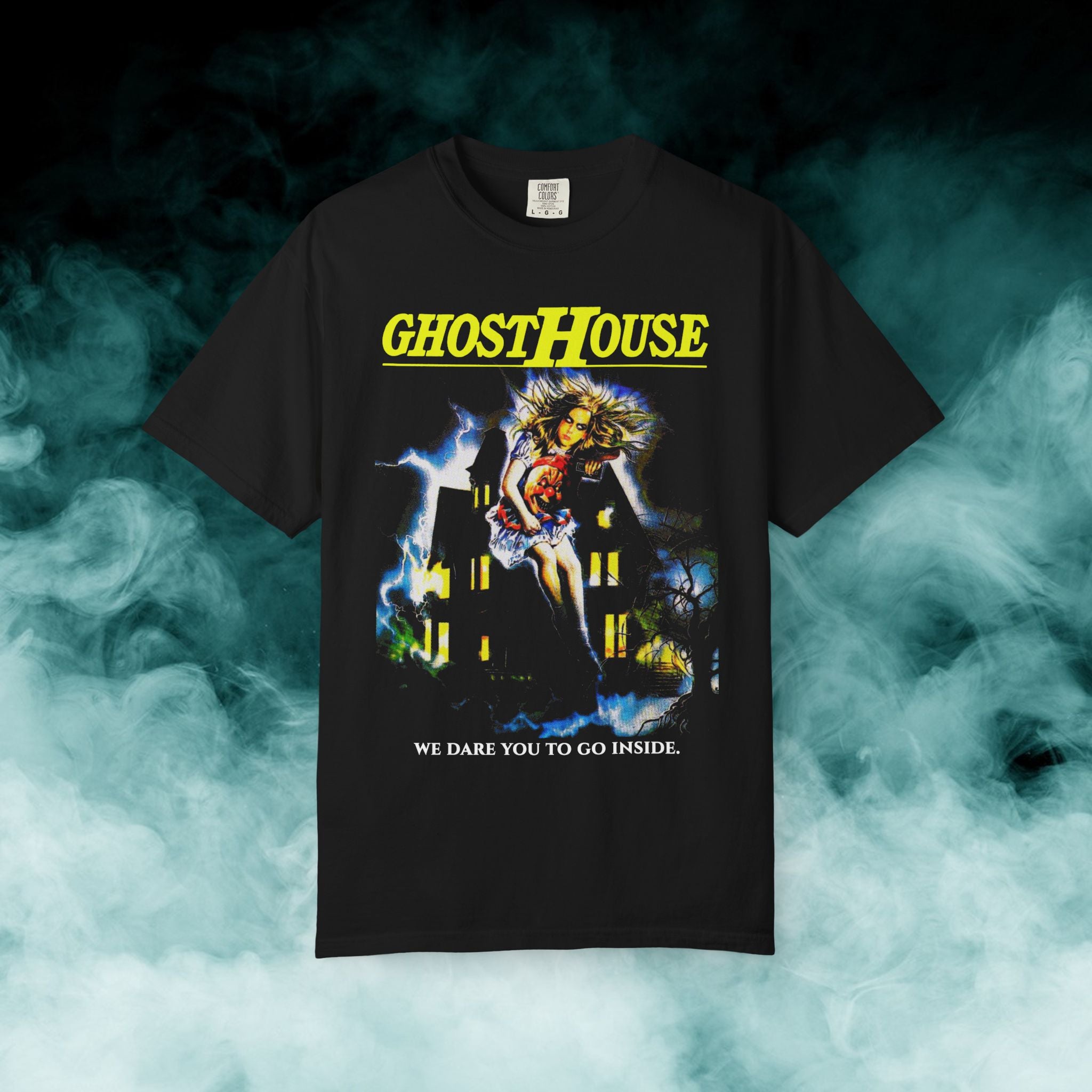 Ghosthouse Horror Movie T-shirt (Merch) – Iron Fortress Records & Distro