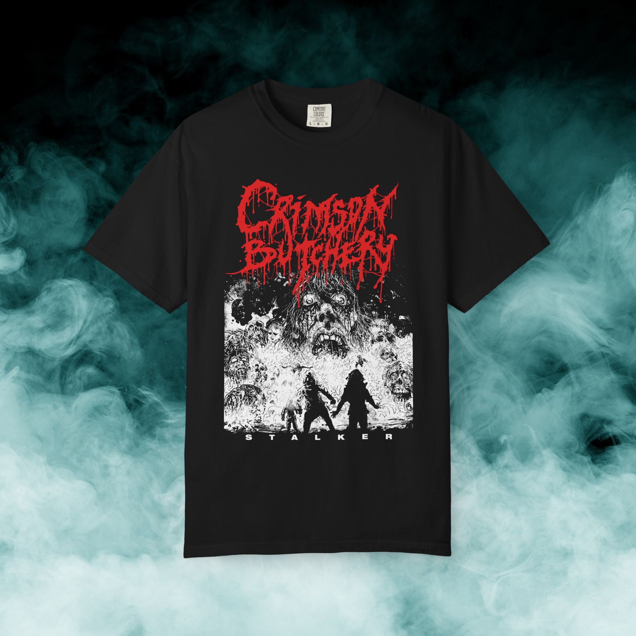 Crimson Butchery "Stalker" T-shirt (Merch) – Iron Fortress Records & Distro