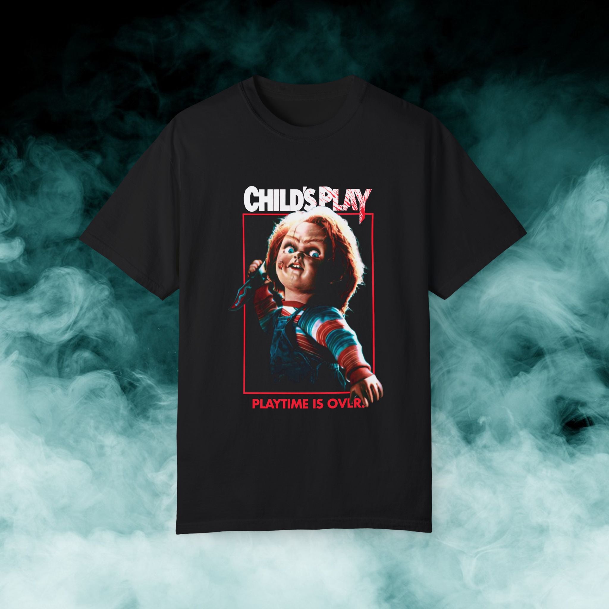 Child's Play Chucky "Zombie Rip" Horror Movie T-shirt (Merch) – Iron ...
