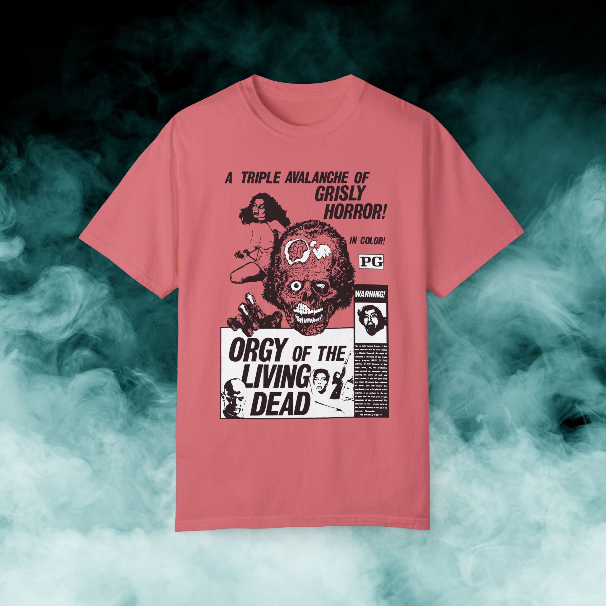Orgy of the Living Dead Horror Movie T-shirt (Merch) – Iron Fortress ...