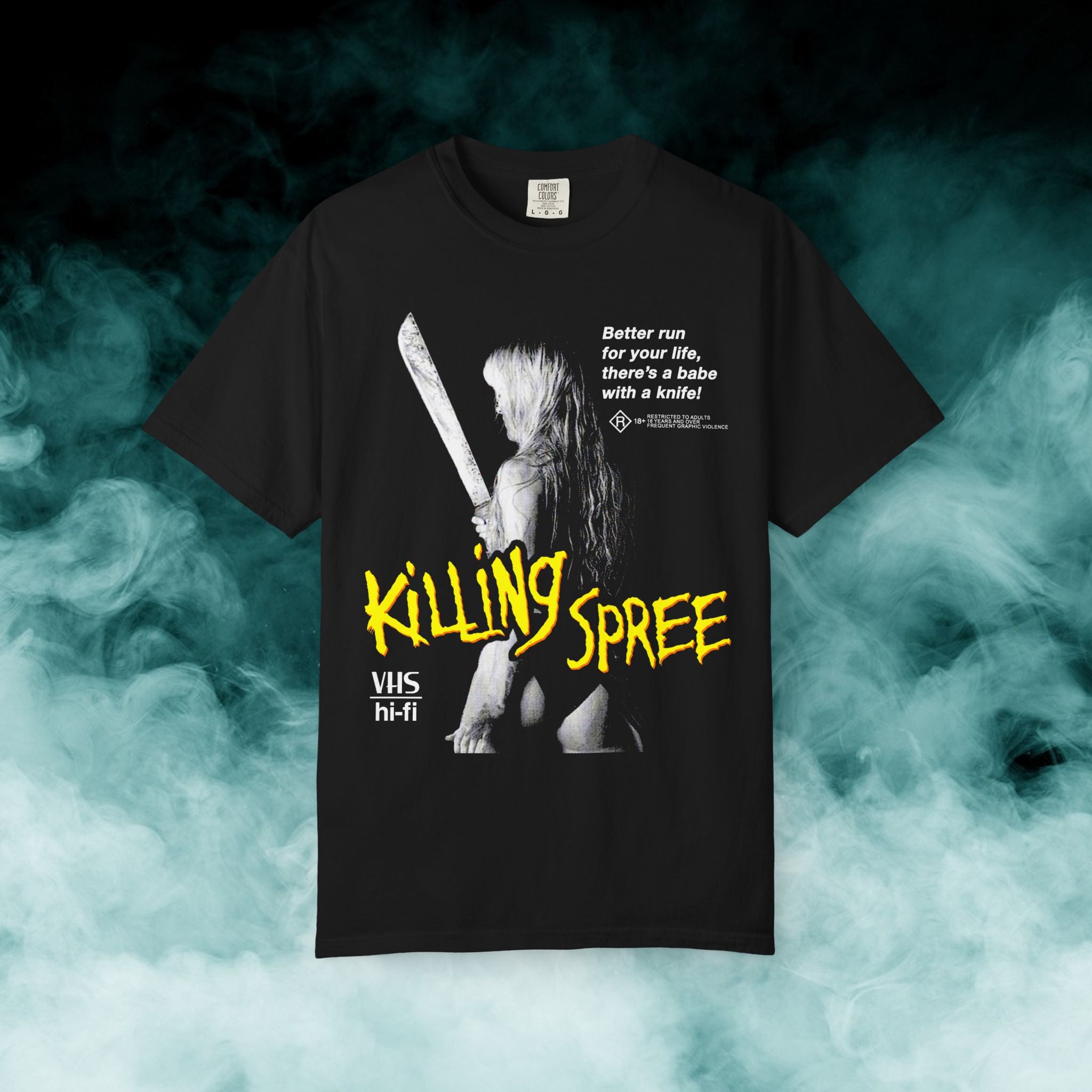 Killing Spree Horror Movie T-shirt (Merch) – Iron Fortress Records & Distro