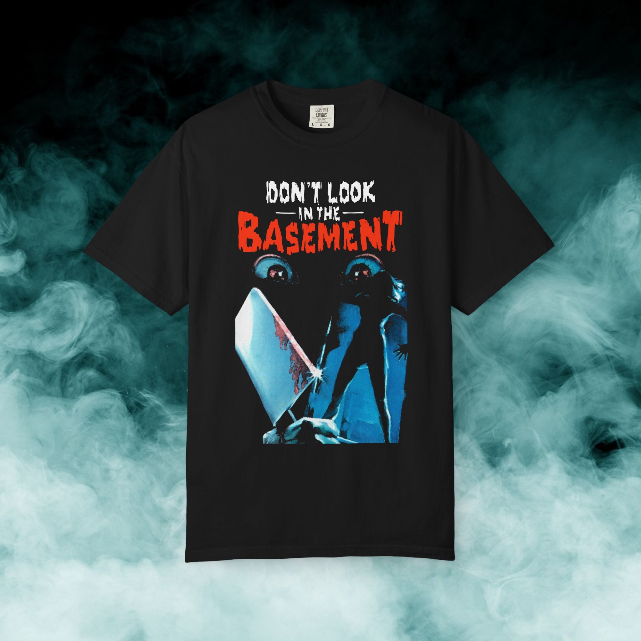 Don't Look in the Basement Horror Movie T-shirt (Merch) – Iron Fortress ...