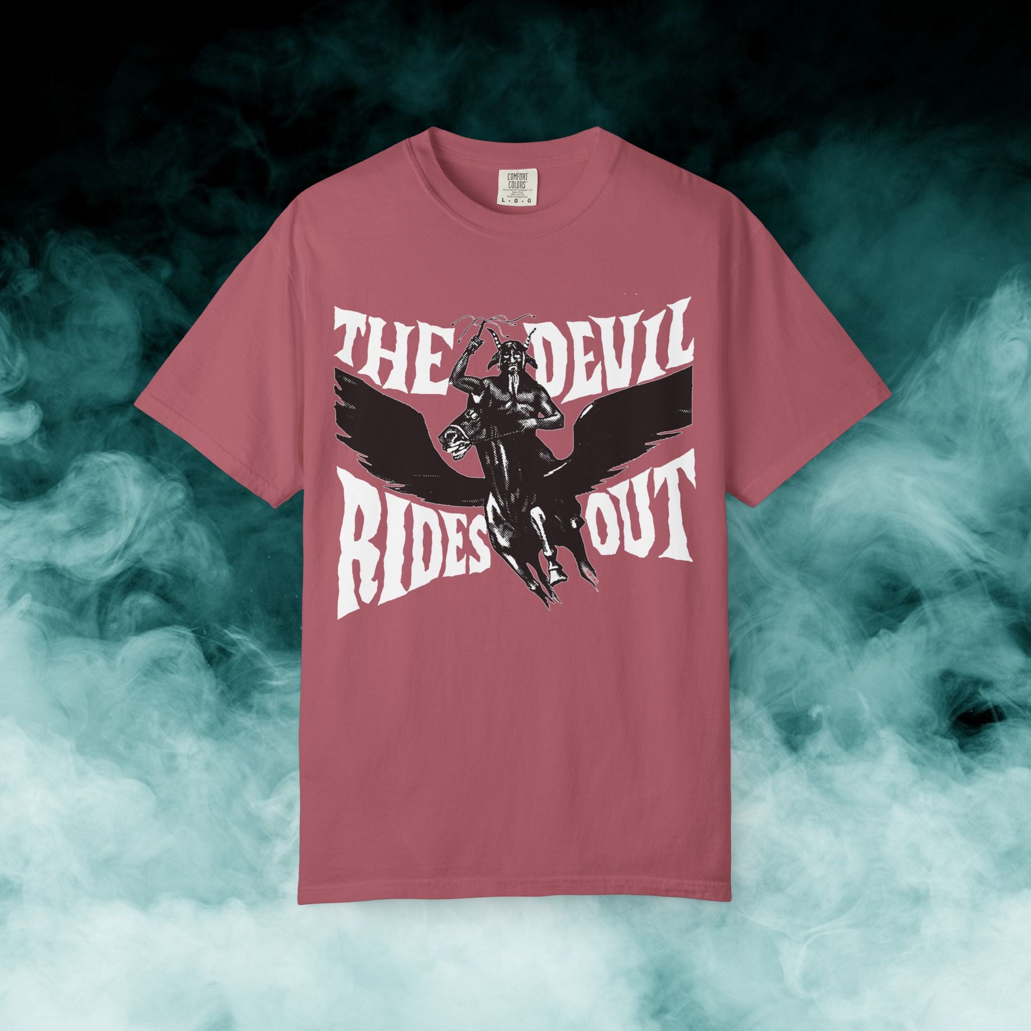 The Devil Rides Out Horror Movie T-shirt (Merch) – Iron Fortress ...