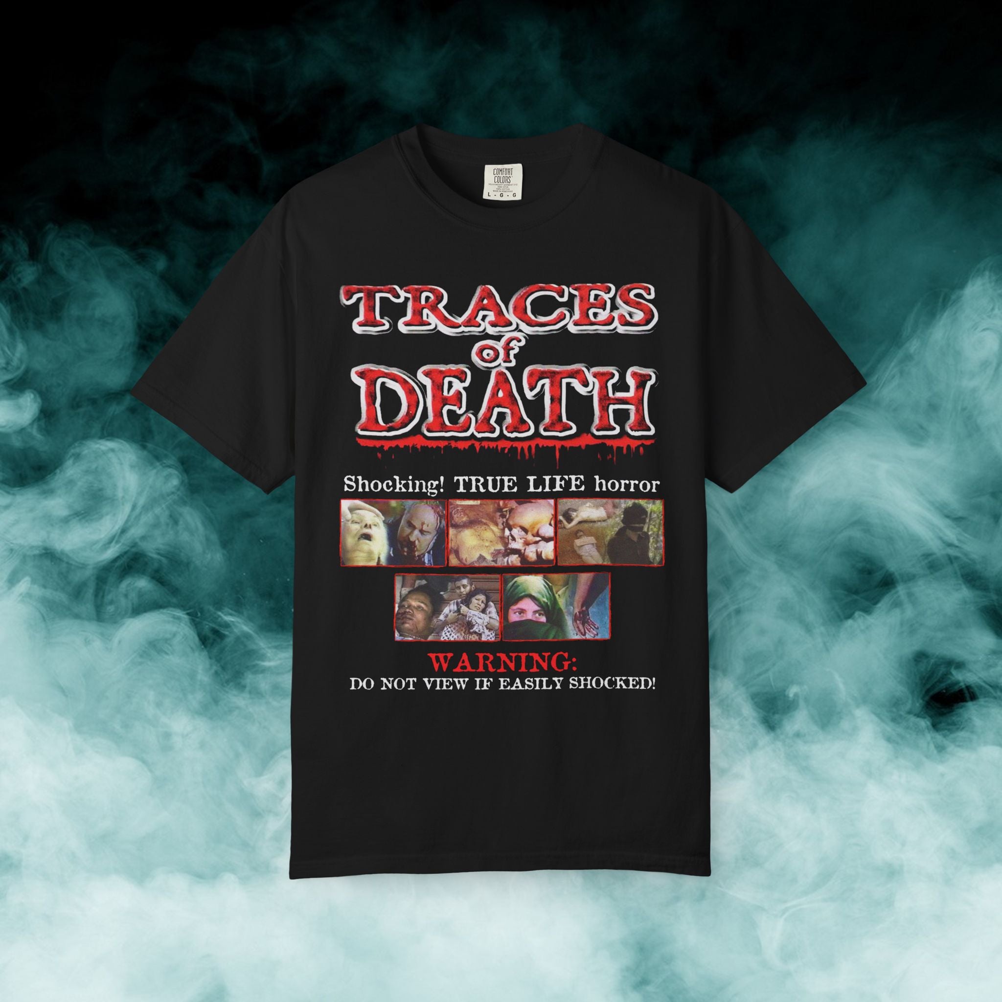 Traces of Death Horror Movie T-shirt (Merch) – Iron Fortress Records ...
