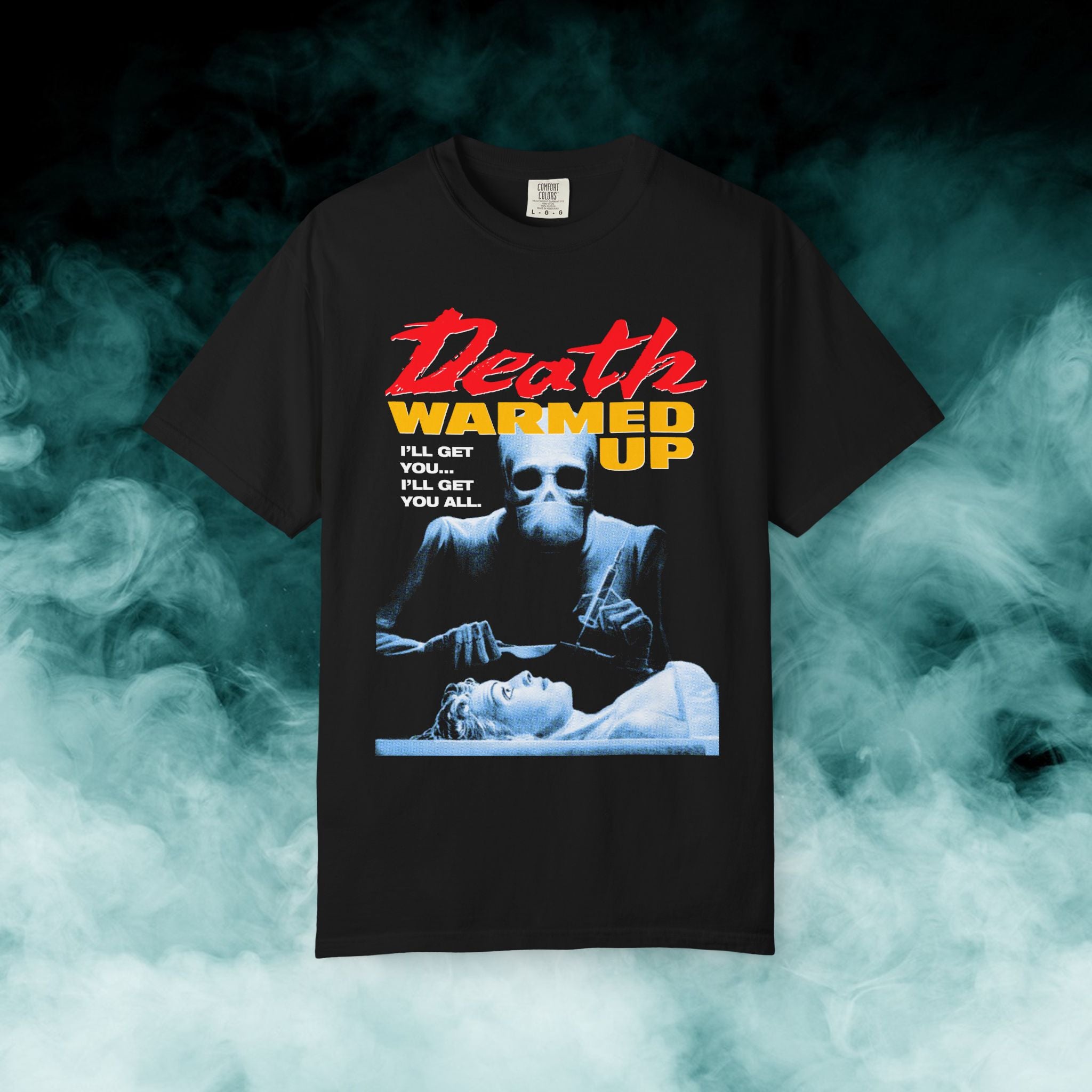 Death Warmed Up Horror Movie T-shirt (Merch) – Iron Fortress Records ...
