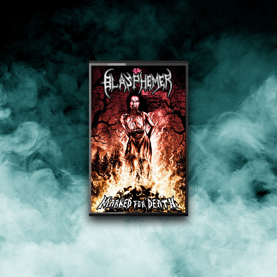 Blasphemer - Marked For Death (Tape) – Iron Fortress Records & Distro