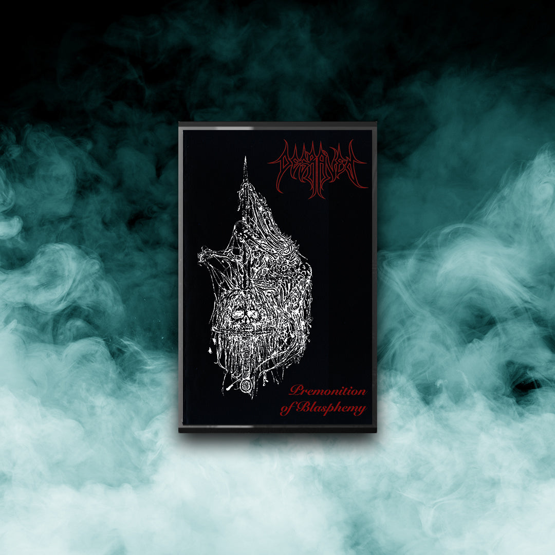 Degraved - Premonition of Blasphemy (Tape) – Iron Fortress Records & Distro