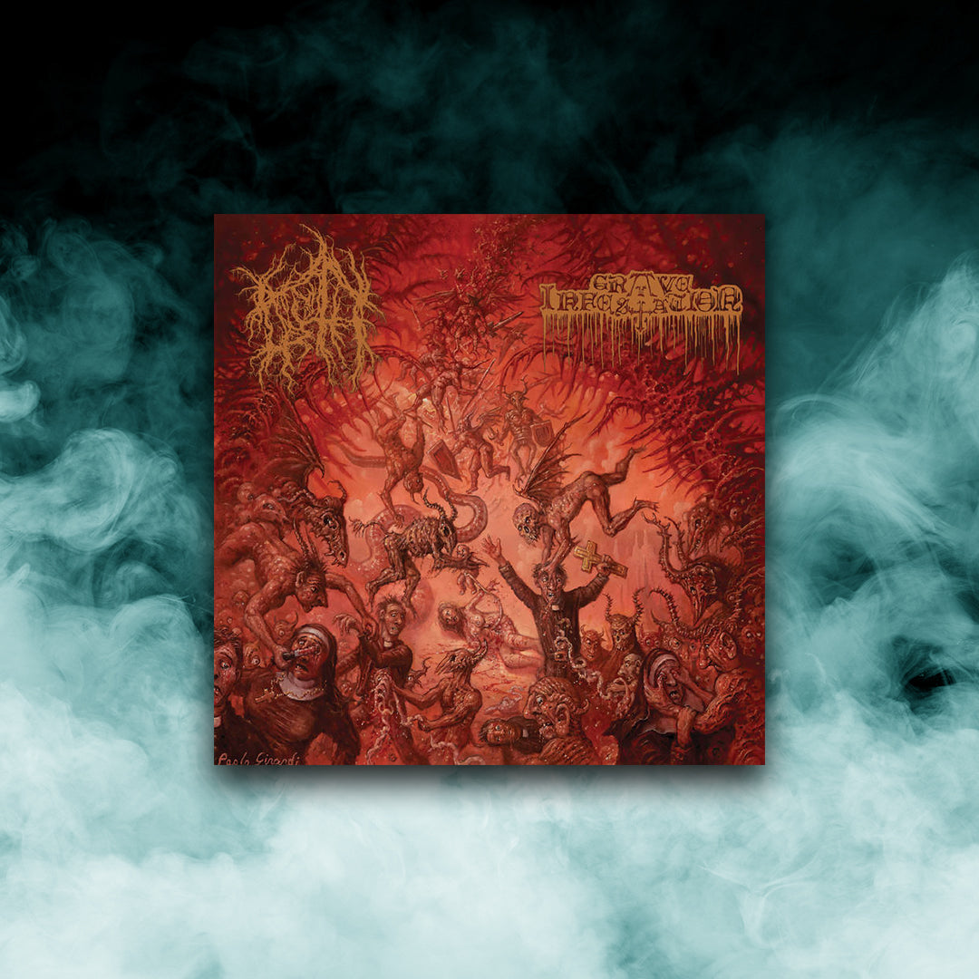 Noroth / Grave Infestation - Split (7" Vinyl) – Iron Fortress Records & Distro