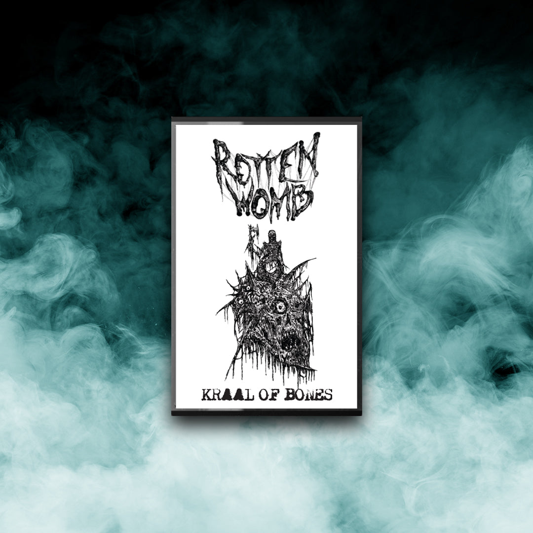 Rotten Womb - Kraal of Bones (Tape) – Iron Fortress Records & Distro